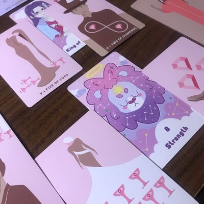 The Pastel Journey Tarot Deck & Guidebook indie Tarot Deck vanessa ...