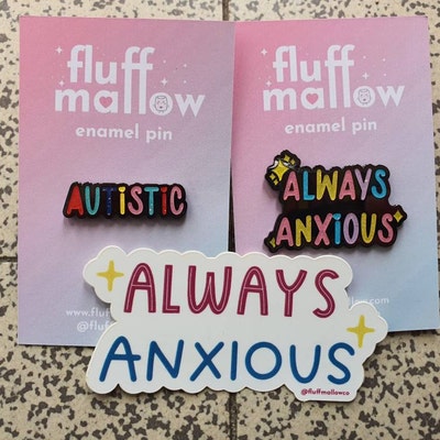Invisible Disability Club Enamel Pin, Hidden Illness Awareness, Mental ...