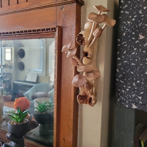 Meditating Monkey Sculpture, Animal, Yoga, Carving, Wooden Base ...