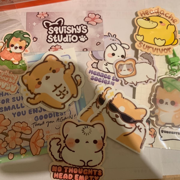Please Handle With Love FRAGILE Sticker | Cat Meme Stickers | Kawaii ...