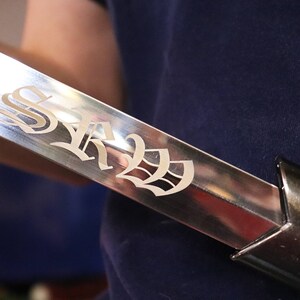 Monogram Sword, Custom Sword, Personalized Sword, Engraved Sword ...