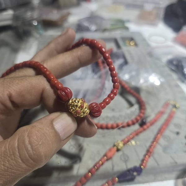 Expensive !!! Deep Red Coral Beads-genuine Red Coral Rondelle Shape ...