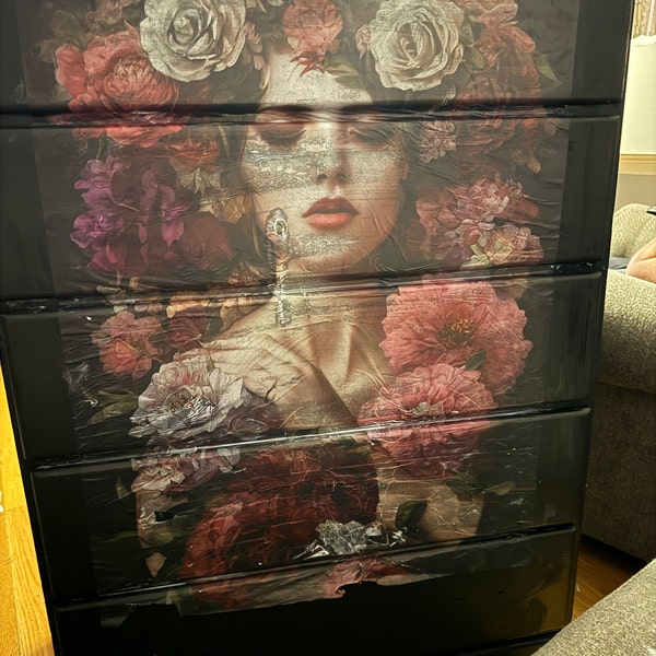 Baroque Flowers Mint Decoupage Paper, MINT by Michelle Decoupage ...