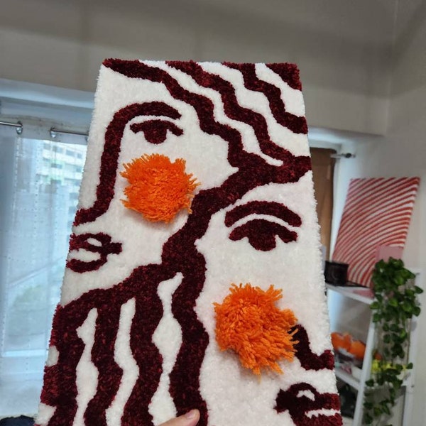 Tufted 3D Rug, Fluffy Custom Rug, Handmade Gift, Home Decor - Etsy