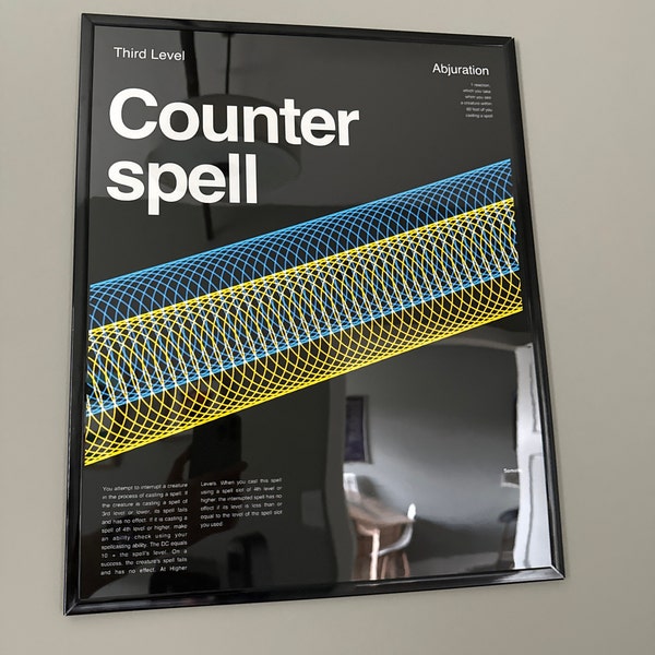Counterspell Poster | Dungeons and Dragons | Tabletop Role Playing ...
