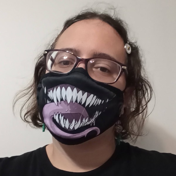 Monster Venom Dust Face Mask With Filter Pocket - Etsy