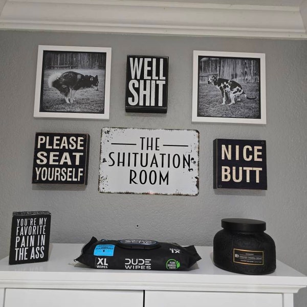 Please Pay Here Thank You Sign Metal Sign, Farmhouse Contemporary ...