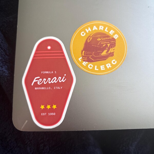 Formula 1 Motel Keychain Waterproof Sticker - F1 Mclaren HQ and Debut ...