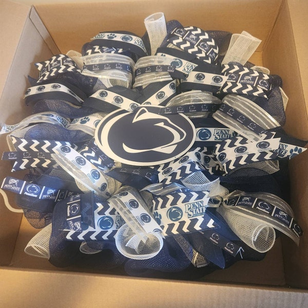 Ohio State Wreath, Ohio State Deco Mesh Wreath, Ohio State Ribbon, Ohio ...