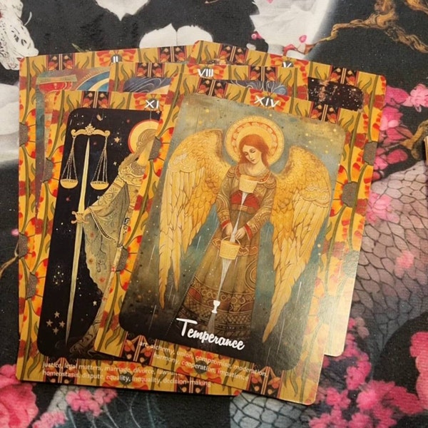 The Celestial Folklore Tarot 78 Cards Tarot Tarot Deck Fortune Telling ...