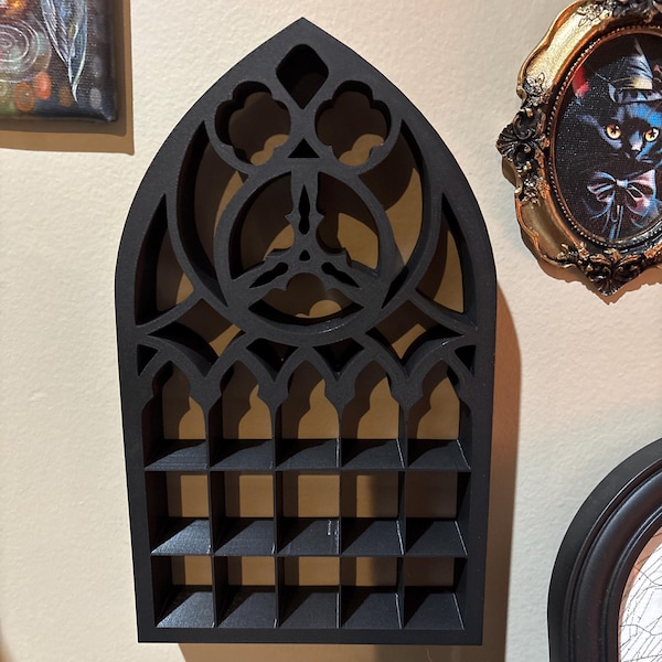 Gothic Shelf for Wall Decoration, Crystals Display, Gothic Jewelry ...