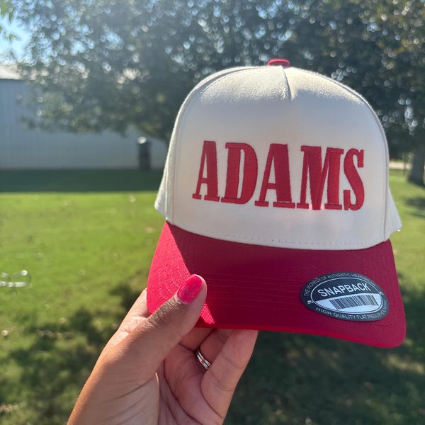 Red White & Woo Arkansas Razorback Trucker Hat - Etsy