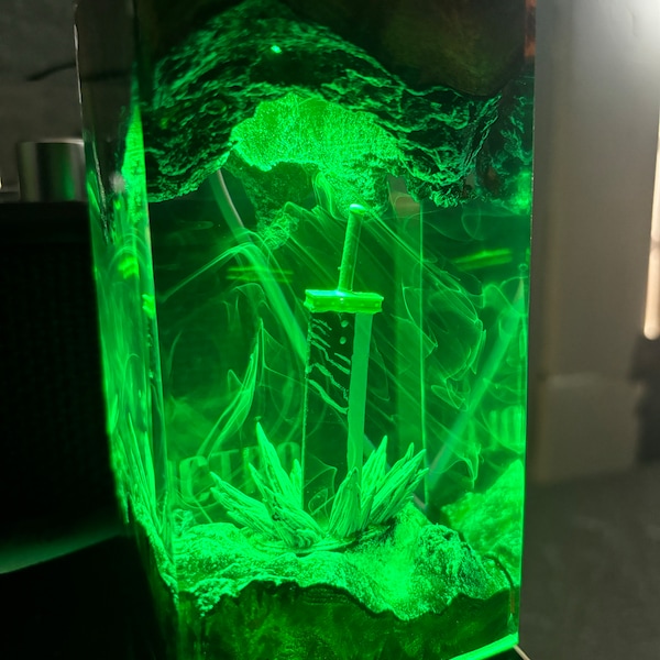 Diorama Resin Epoxy,desk Decor,handcrafted Decor,perfect Gift for Game ...