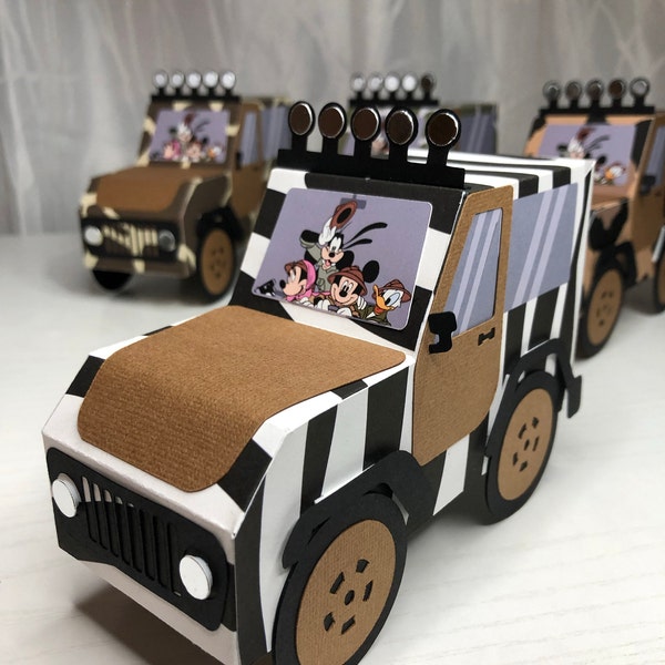 AMA Theme 01, Car Box Template, Jeep Papercraft, Paper Box Template, 3D ...