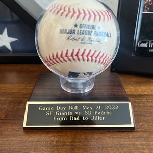 Baseball Home Run Trophy Ball Holder Protective Display Case-free ...