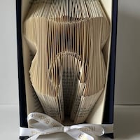 Butterfly Book Fold Book Sculpture Unique Book Art Wedding Gift Nursery ...