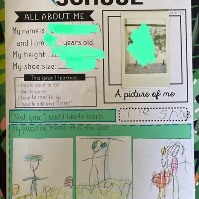 Back to School Interview, First Day of School Activity, Printable ...