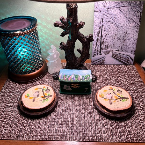 Studio Ghibli Totoro Coasters, Set of 4, Printed on Wood - Etsy