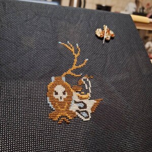 Snake Cross Stitch Satanic Cross Stitch Gothic Cross Stitch Witchy ...