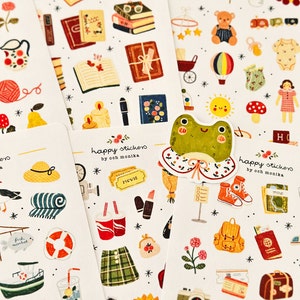 3 Matte Sticker Sheets, Sticker Pack, Sticker Bundle, Cute Stickers ...