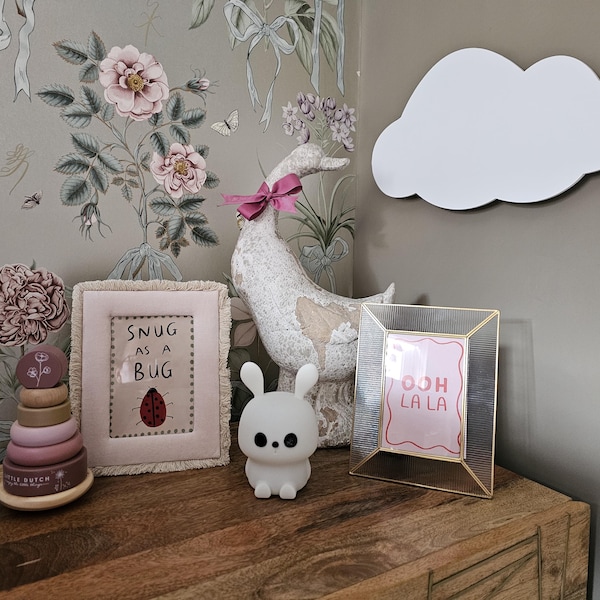 Snug as a Bug UNFRAMED Print | Ladybird Drawing Nursery Wall Art ...