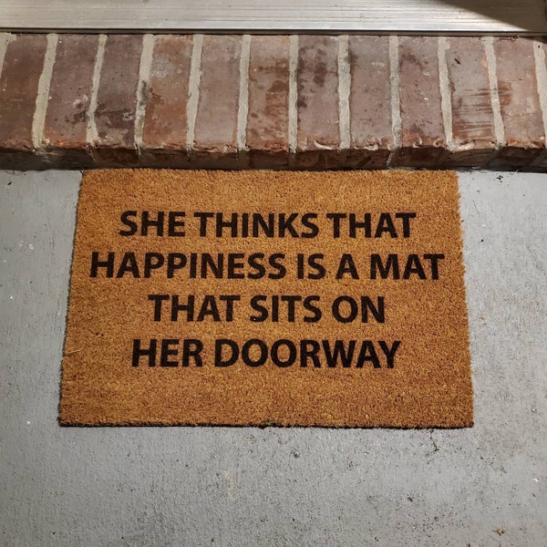 New Mexico Sun Symbol Coir Doormat Door Mat Entry Mat Housewarming Gift ...