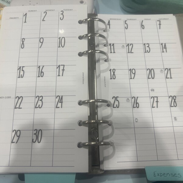 024 | Medical Information Overview | Printable Planner Insert | A6 ...