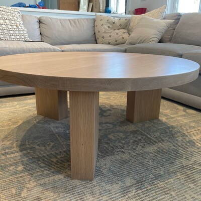 PUNTA PERFECTA White Oak Round Dining Table - Etsy