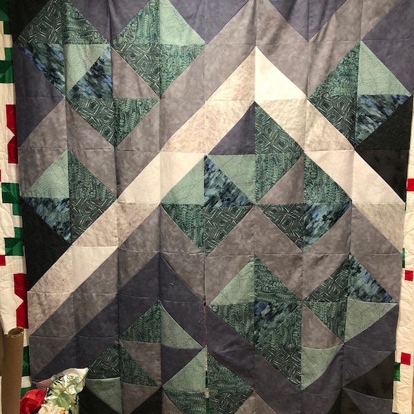 Zen Garden Quilt Pattern - Modern Quilt Pattern, Contemporary Quilt ...