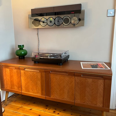 Vintage G Plan Teak Illuminated Bookcase - Etsy