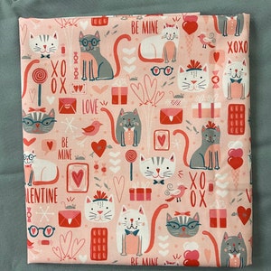 Cat Fabric BE PAWSITIVE Panel Robert Kaufman Fabrics Sold - Etsy