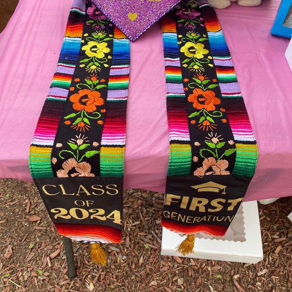 Graduation Stoles, Graduation Sash, Mexican Graduation Stoles, Hispanic ...