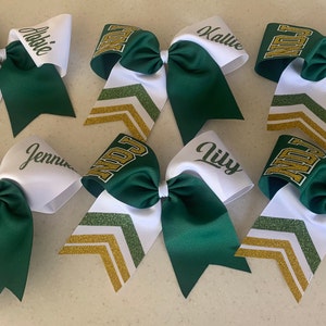 3 Personalized Custom Texas Size Cheer Bow Single - Etsy