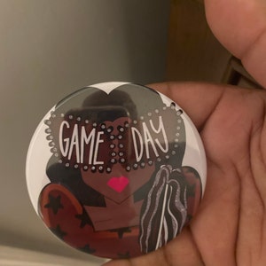 Red Game Day Tailgate Buttons Game Day Pins College - Etsy