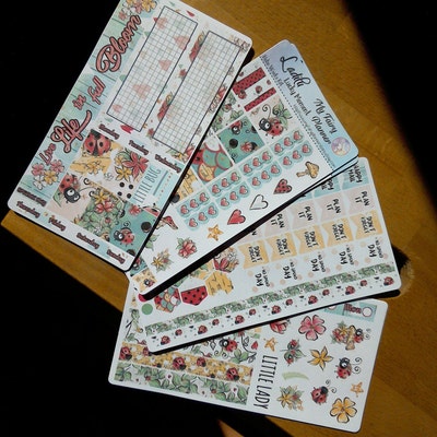 DATE YOUR YEAR Stickers Book Numbers Months Matte - Etsy