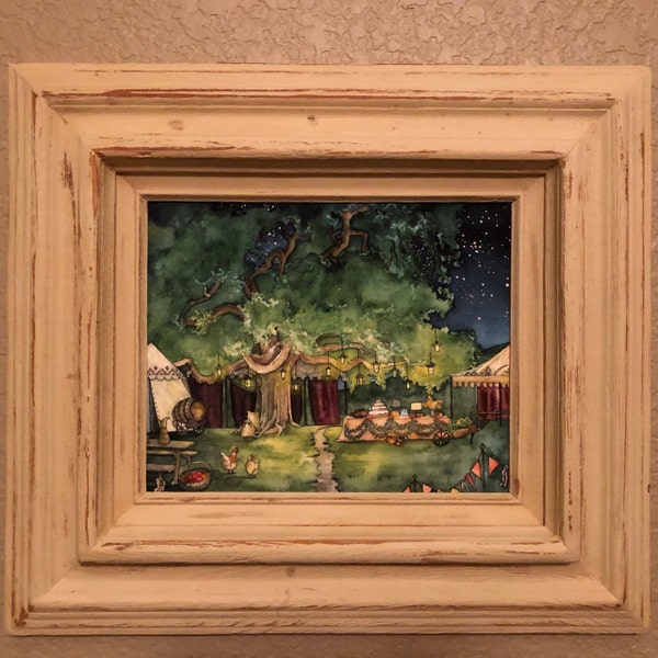 Party Tree Painting, Bag End, Fantasy Art, Fantasy Painting, Lord, Jrr ...