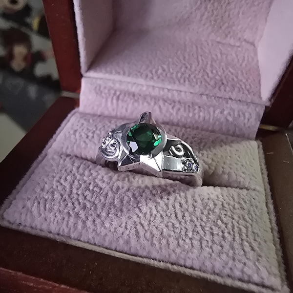 Wide Men's Dnd D20 Silver Signet Ring - Geeky D&D Statement Ring Gift ...