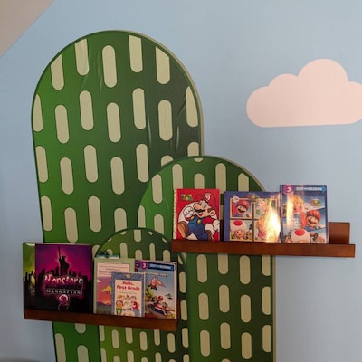 Super Mario Wall Decal King Koopa Wall Sticker Piranha Plant Wallpaper ...