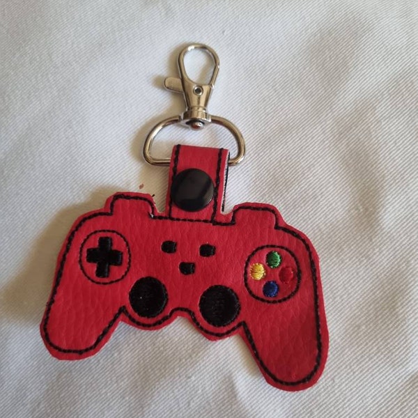 Video Game Controller Keyfob Machine Embroidery Design, Gamer Party ...