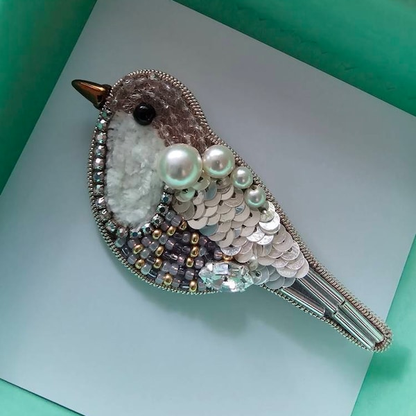Kolibri grün gelb Perlen Stickerei Schmuck Brosche, Kolibri Pin Brosche ...
