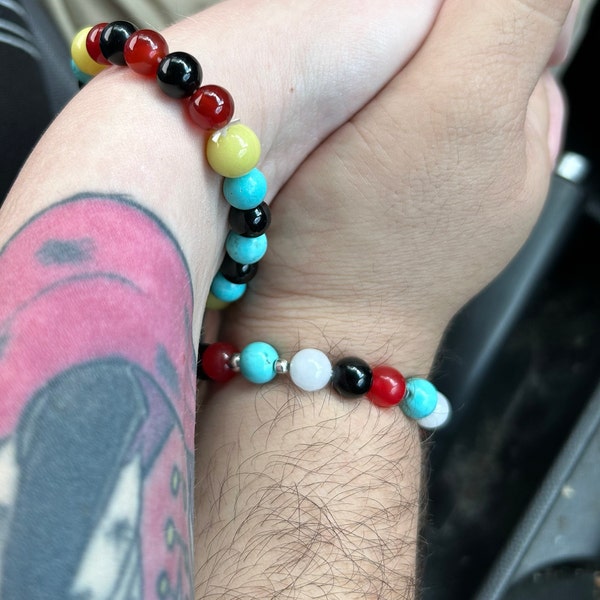 Lute Hazbin Hotel Real Crystal Bead Bracelet - Etsy