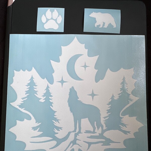 Wendigo Car Decal Wendigo Sticker Bumper Sticker for Cars Cryptid Vinyl ...