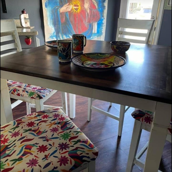 Mexican Otomi Print Upholstery Fabric, Boho Fabric for Curtain ...