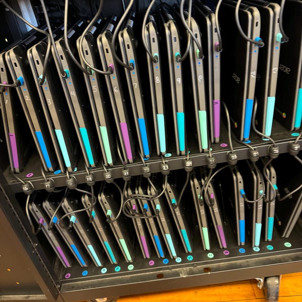 Classroom Laptop Label for Classroom Organization With Color Coded ...