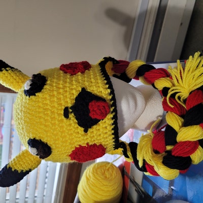 Pikachu Hat Crochet Pattern Pokemon Crochet Hat Pattern Pikachu Costume ...