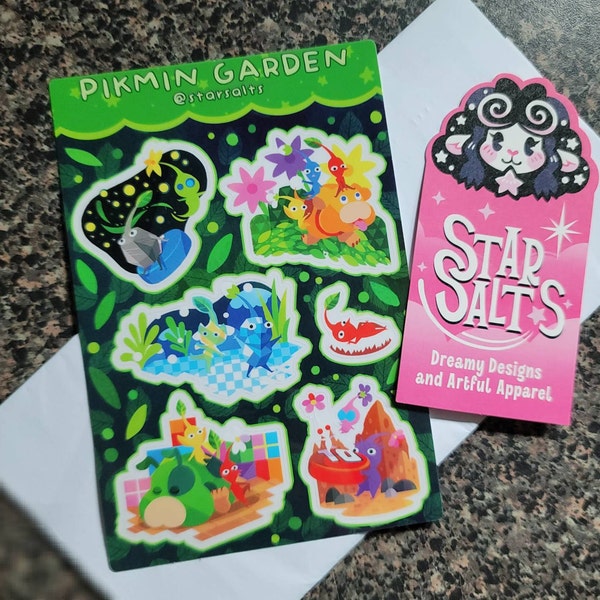 4x6 Pikmin Sticker Sheet - Etsy