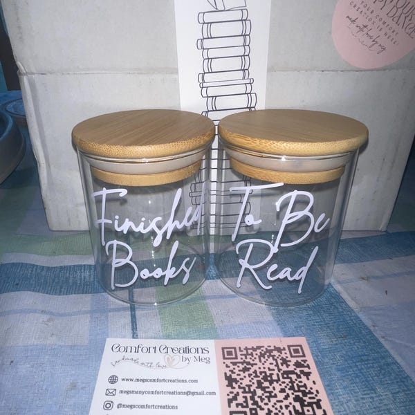 CUSTOM Mini-book Jar, Year of Books & TBR Miniature Book Jar - Etsy