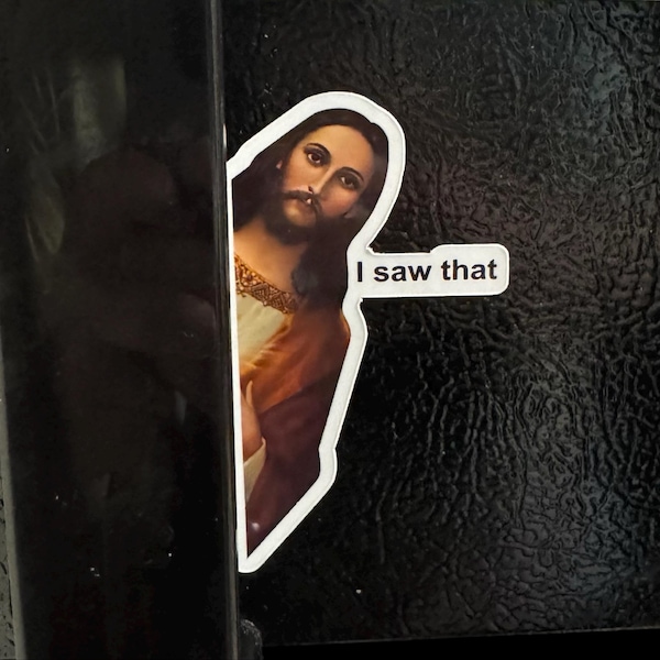 Jesus I Saw That Magnet, Fridge Magnet, Funny Magnet Gift, Jesus ...