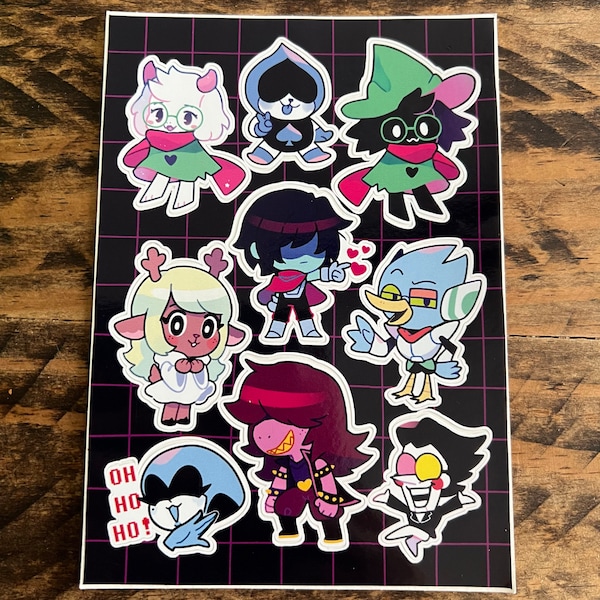 Deltarune Sticker Sheet - Etsy