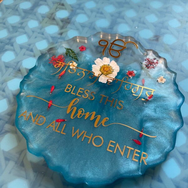 Sikh Bless This Home and All Who Enter SVG, Punjabi Welcome Sign SVG ...